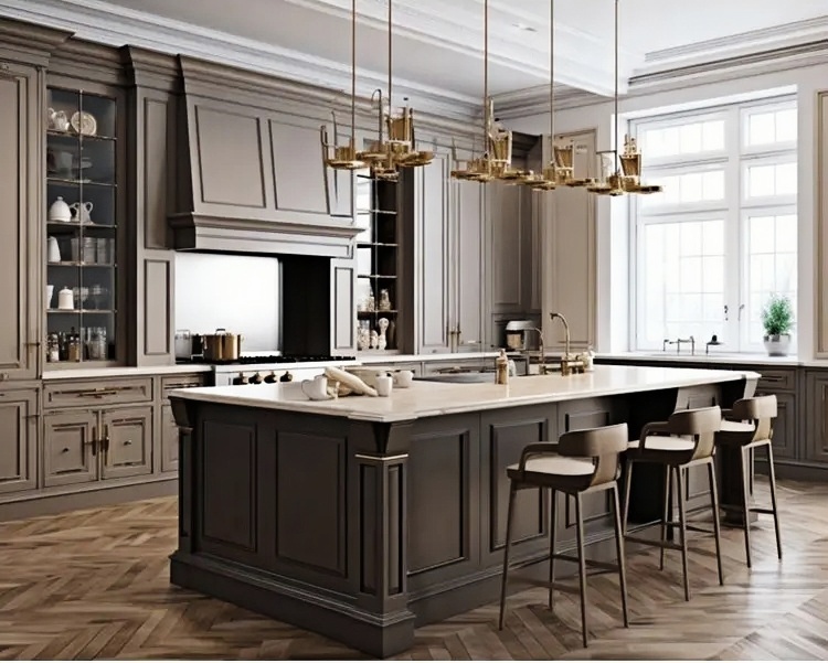 2025 Design Modular MDF Lacquer Modern Kitchen Cabinet CABN02 – Deco Lovely